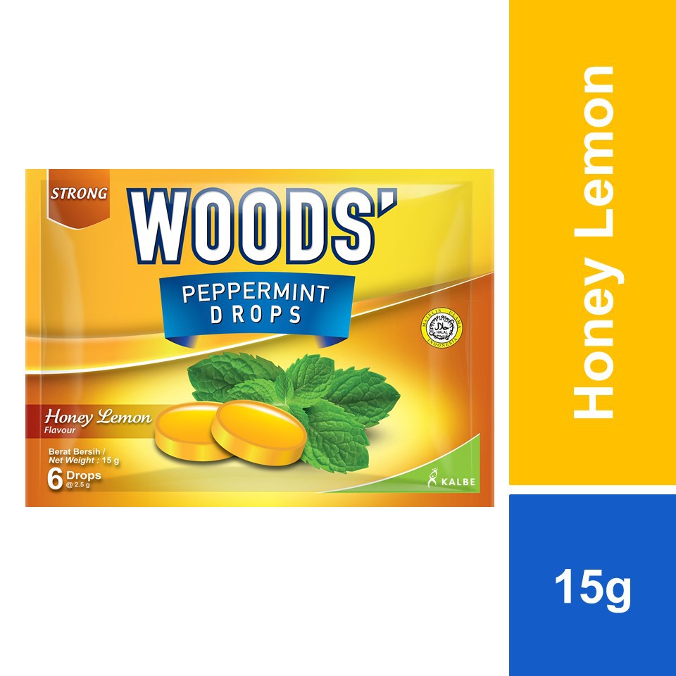 Woods' Lozenges Reg pack 15g-Honey Lemon | Shopee Malaysia