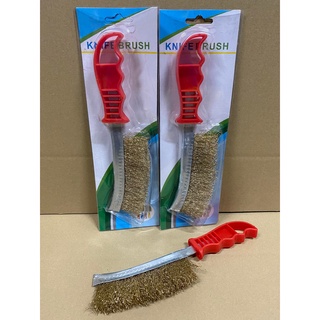 Brass Coated Wire Brush / Berus Besi Tembaga / Brass Brush PVC Handle ...