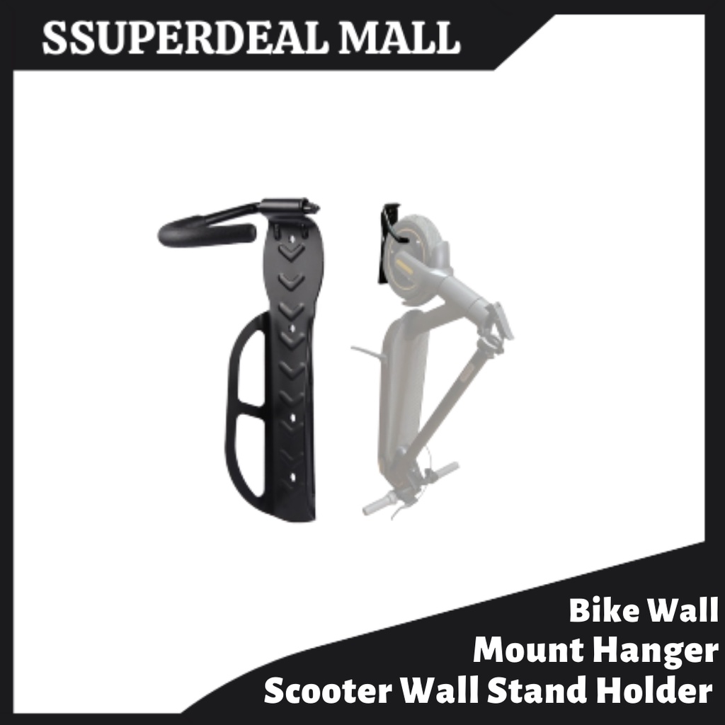 (DIY Scooter)Bike Wall Mount Hanger Scooter Wall Stand Holder Steel ...