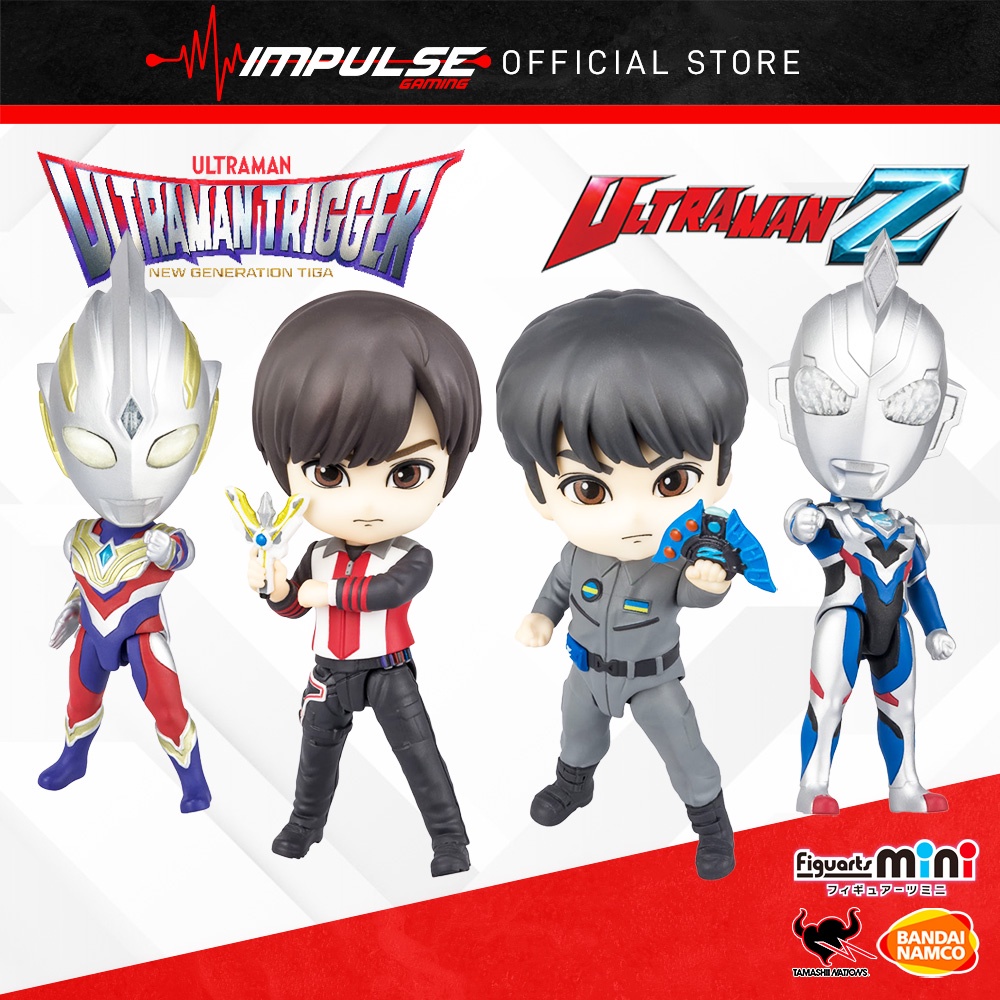 Bandai Tamashii Figuarts Mini Ultraman Trigger Multi Type / Ultraman Z ...