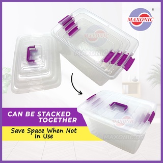 MAXONIC 27L COMBO SET 4 IN 1 MULTIPURPOSE STORAGE BOX | PLASTIC ...