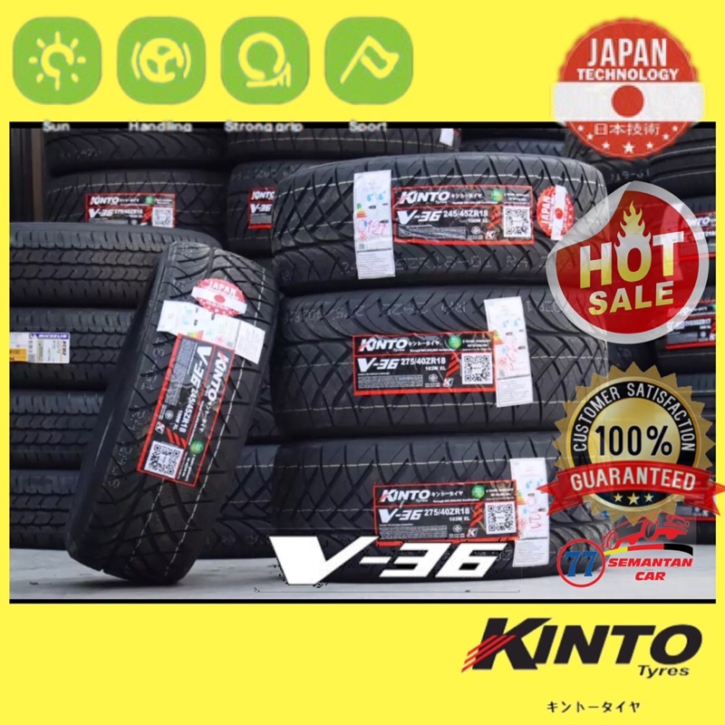 kinto 225 50 15 v-36 kinto tires | Shopee Malaysia