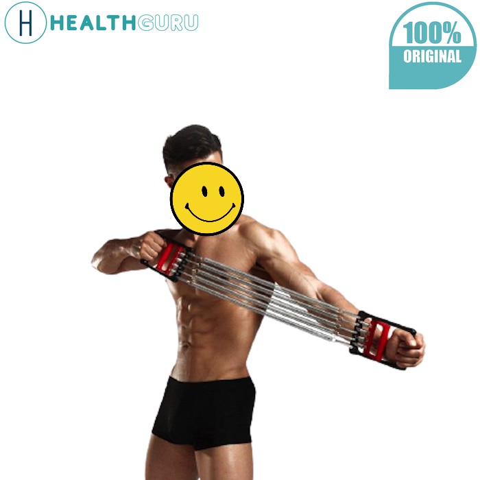 HealthGuru Spring Chest Pull Expander 2in1 With Feet Function Chest ...