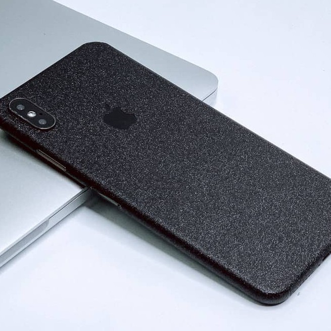 CRYSTAL BLACK COARSE MATT Phone Wrapping Skin Easy Install For All ...