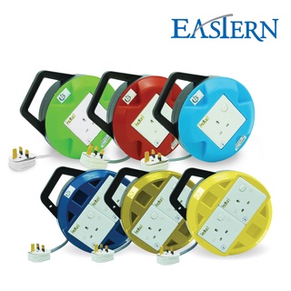 EASTERN 5,7,9,10M(1/2 Gang/Socket) Extension Round Wire Box Trailing ...
