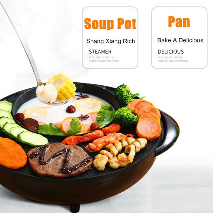 Granite cookware=multi cooker= BBQ Grill Steamboat Multifunction ...