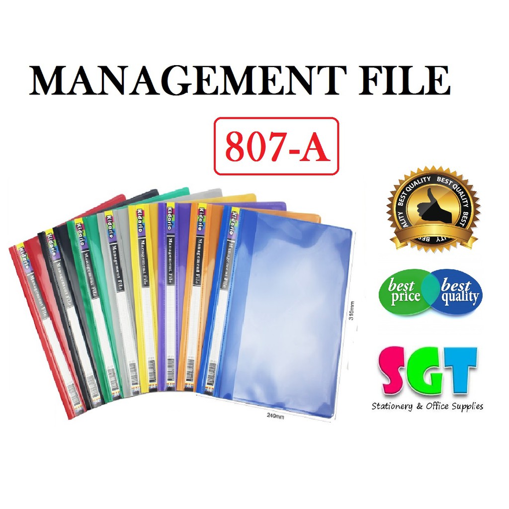 A4 Management File 807A (FULL POCKET) - 1 PIECE ONLY | Shopee Malaysia