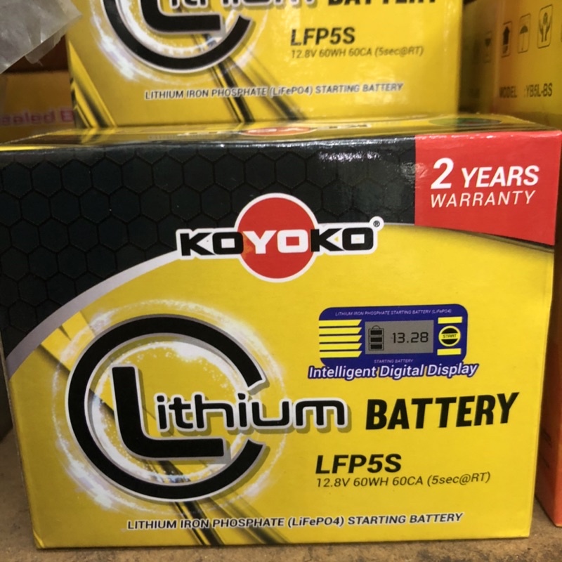 KOYOKO LITHIUM BATTERY LFP5S(2 YERAS WARRANTY) | Shopee Malaysia