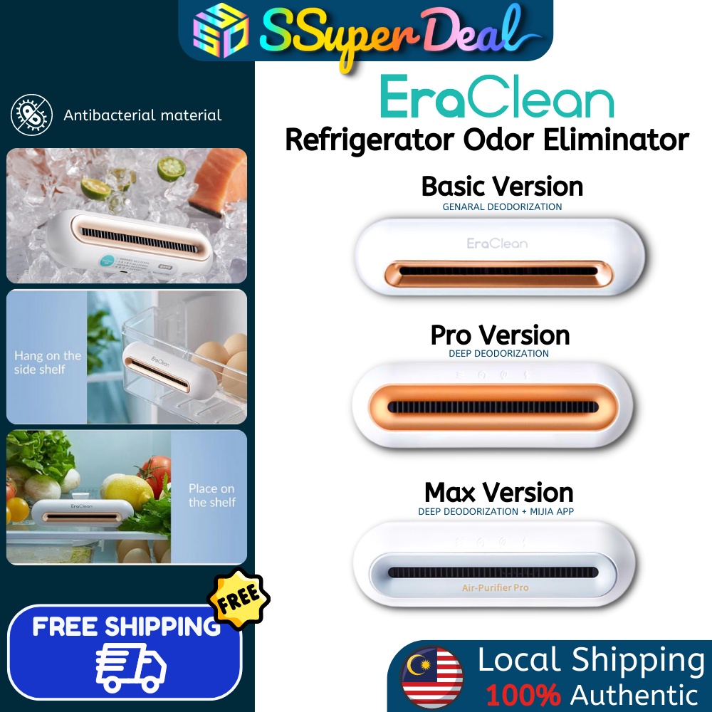 Xiaomi EraClean Refrigerator Deodorizer Fridge Purifier Food Fresh ...