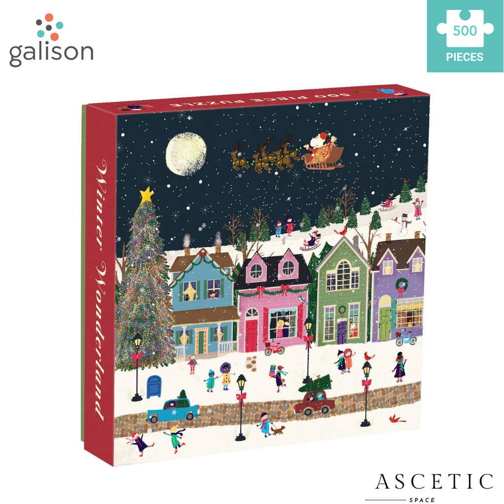 Galison: Winter Wonderland 500 Piece Puzzle | Shopee Malaysia