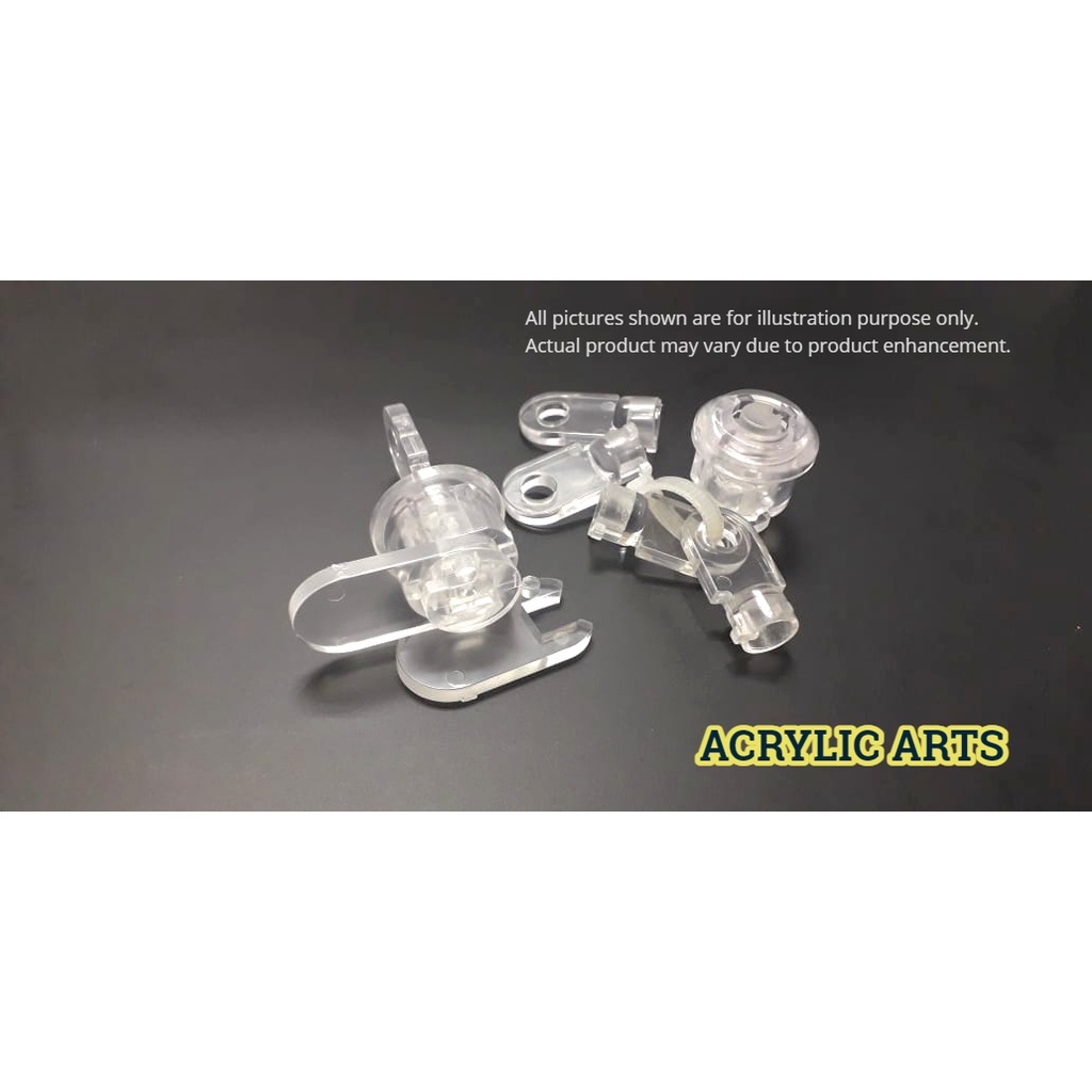 Clear Acrylic Cam Lock & Key/Acrylic Latches Lock/Kunci Mangga Akrilik ...