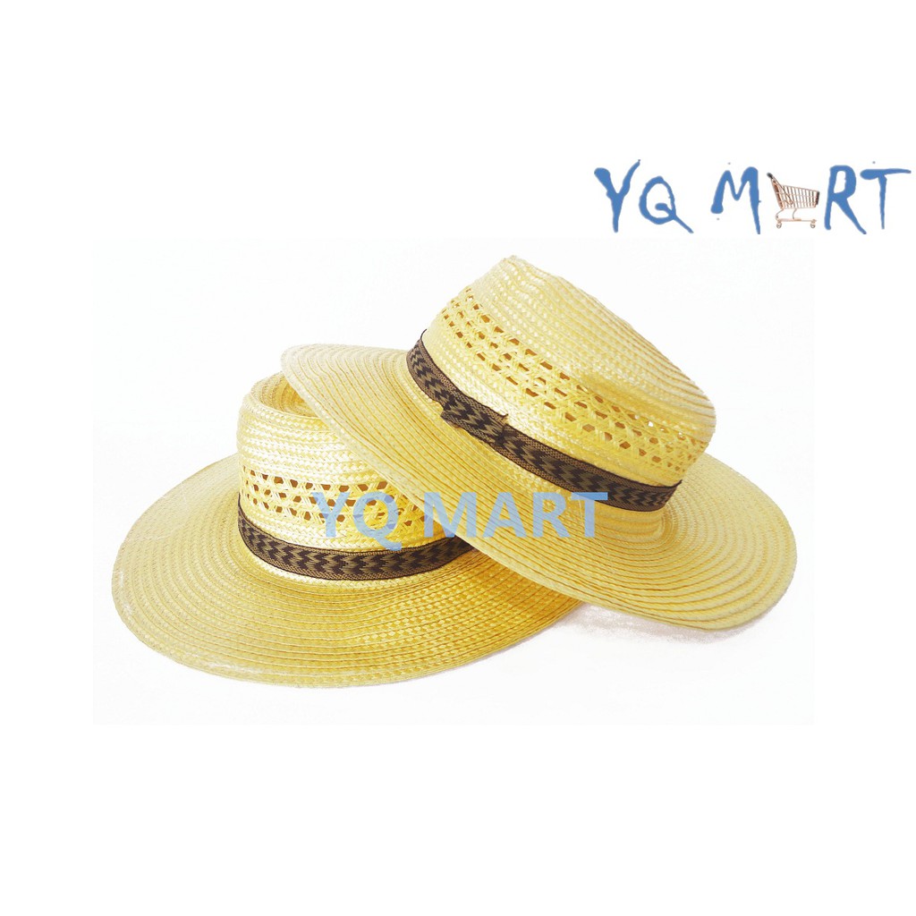 Straw Hat/ Cowboy Hat/ Topi Pandan Nipis | Shopee Malaysia