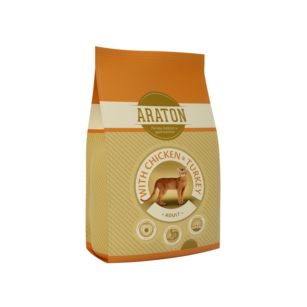 ARATON Adult Cat Food (Chicken & Turkey) - 15Kg Ori pack | Shopee Malaysia
