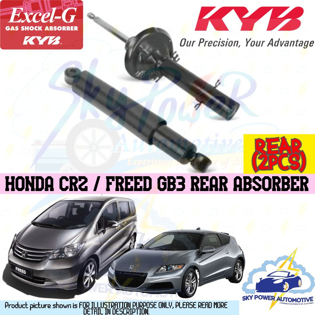 HONDA CRZ / FREED GB3 (2013~) KAYABA (KYB) EXCEL-G GAS SHOCK ABSORBER (REAR 2PCS) | Shopee Malaysia