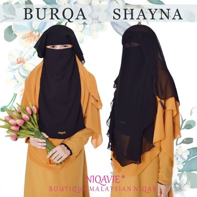 NIQAVIE ~ Niqab Khuruj Niqab 3Layer Burqa / Shayna / Princess Niqab ...