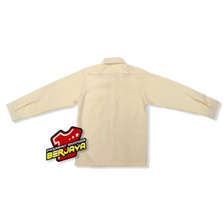 Baju Kemeja Pengawas Sekolah Rendah/Menengah/MRSM Lengan Panjang Beige ...