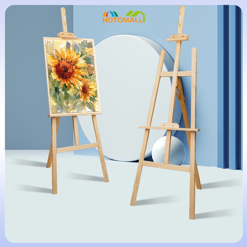 150cm / 175cm Pine Wood Easel Stand Art Sketch Drawing Stand Wedding ...