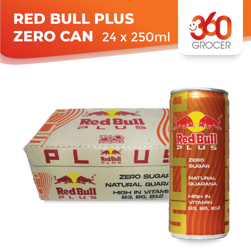 RED BULL PLUS ZERO - 24 x 250ML | Shopee Malaysia