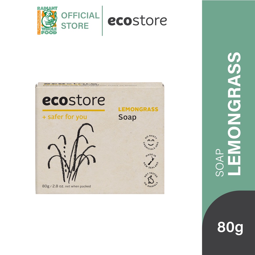 Ecostore Lemongrass Soap Fragrance Free (80g) | Shopee Malaysia