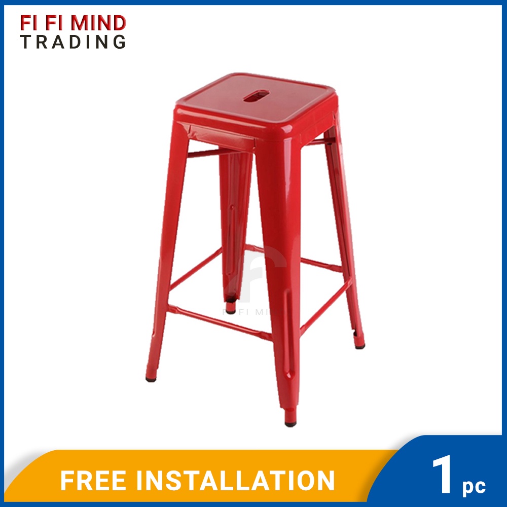 Winccir 24 inch Metal Stool/ Bar Stool/ Barstool/ Kerusi Bar/ Kerusi ...