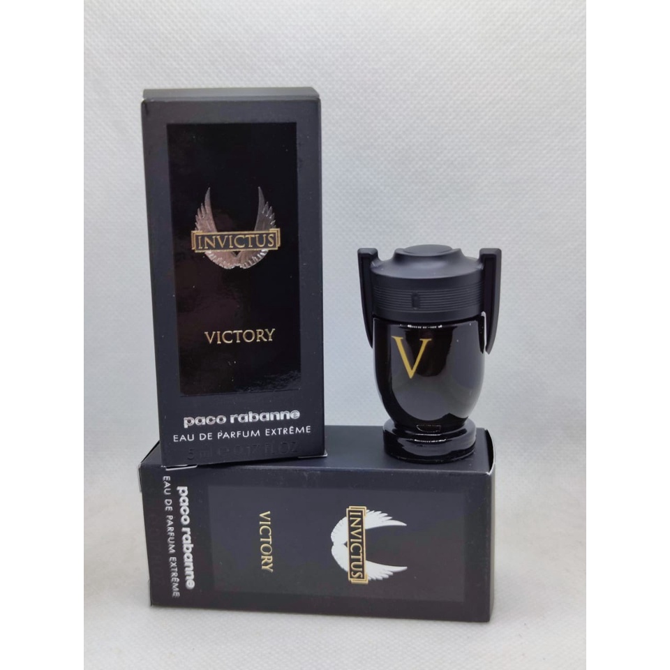 Miniature Perfume / Mini Parfum Invictus Victory Paco Rabanne 5ml EDP ...