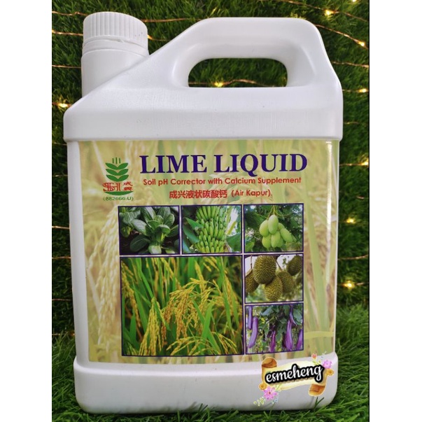 4L Lime Liquid / Air Kapur / Soil pH Corrector with Calcium Supplement ...