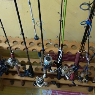 Fishing Rod Rack/Rak Joran Pancing (Kayu) | Shopee Malaysia
