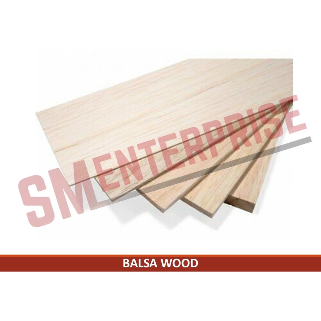 Balsa Wood - 2mm / 3mm / 4mm / 5mm / 6mm | Shopee Malaysia