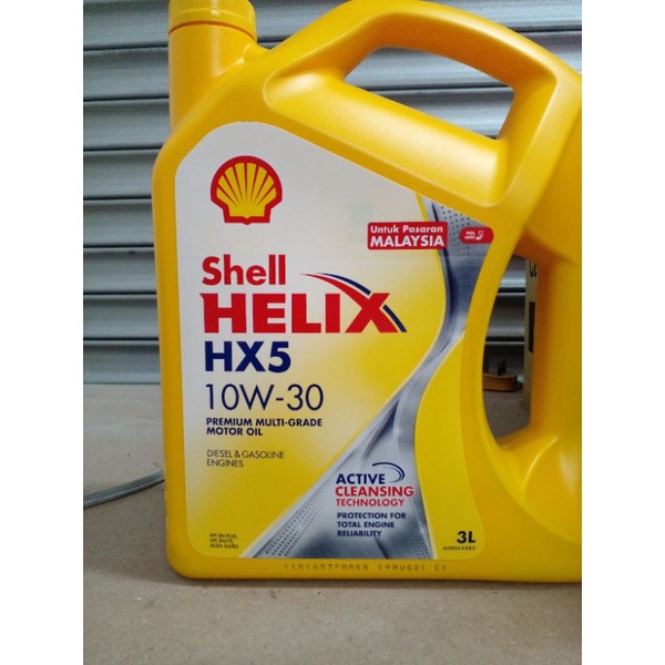 Shell Helix HX5 10W - 30 Litre | Shopee Malaysia