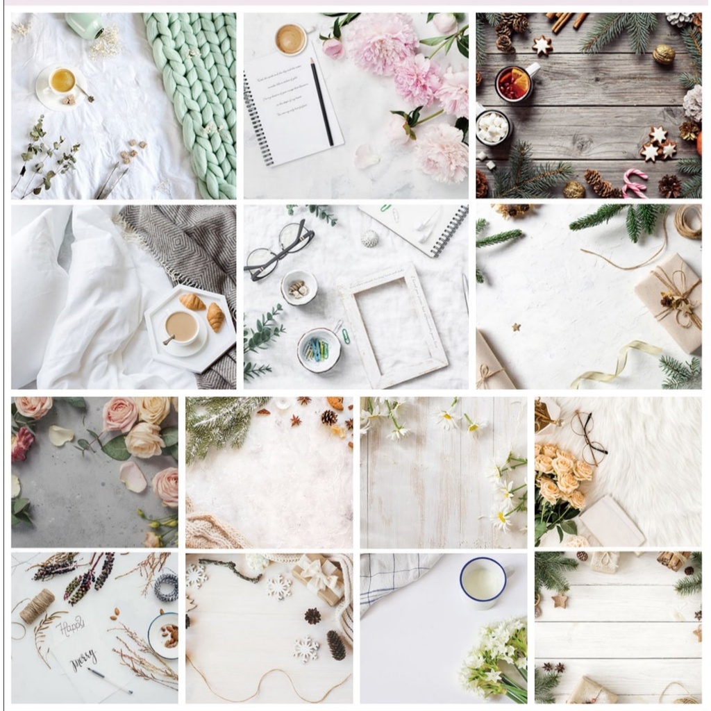 57*42cm Two-Sided Background Waterproof wallpaper backdrop Food Photo ...