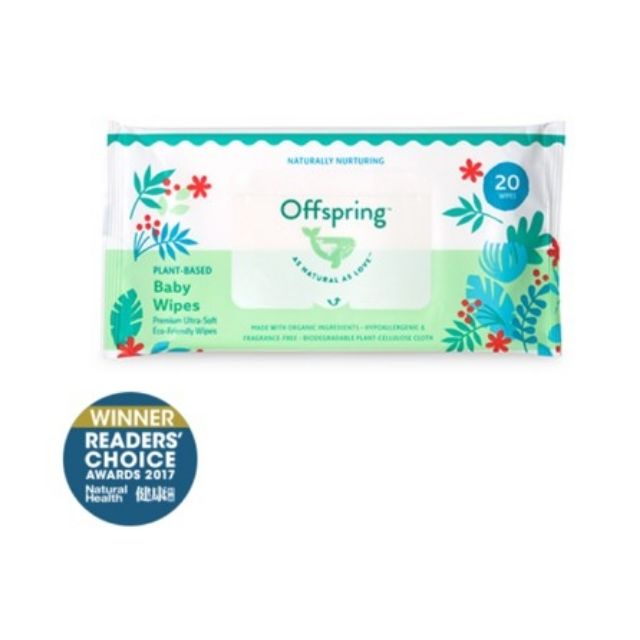 Offspring Natural Baby Wipes (20sheets) | Shopee Malaysia