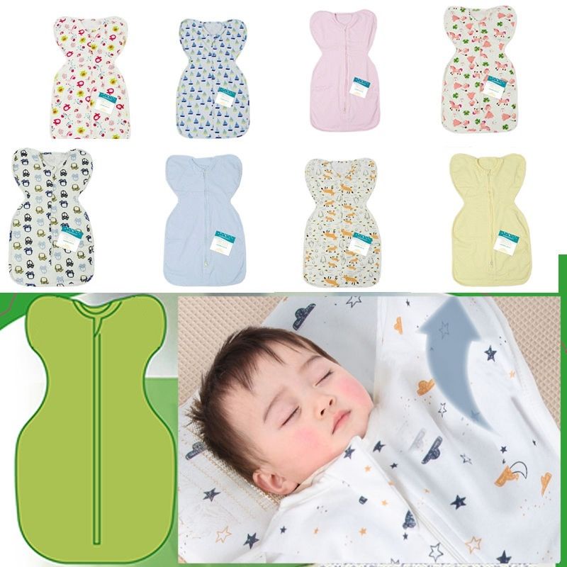 100% Cotton Butterfly Zip Baby Swaddle Newborn Baby/BB Sleeping Bag ...