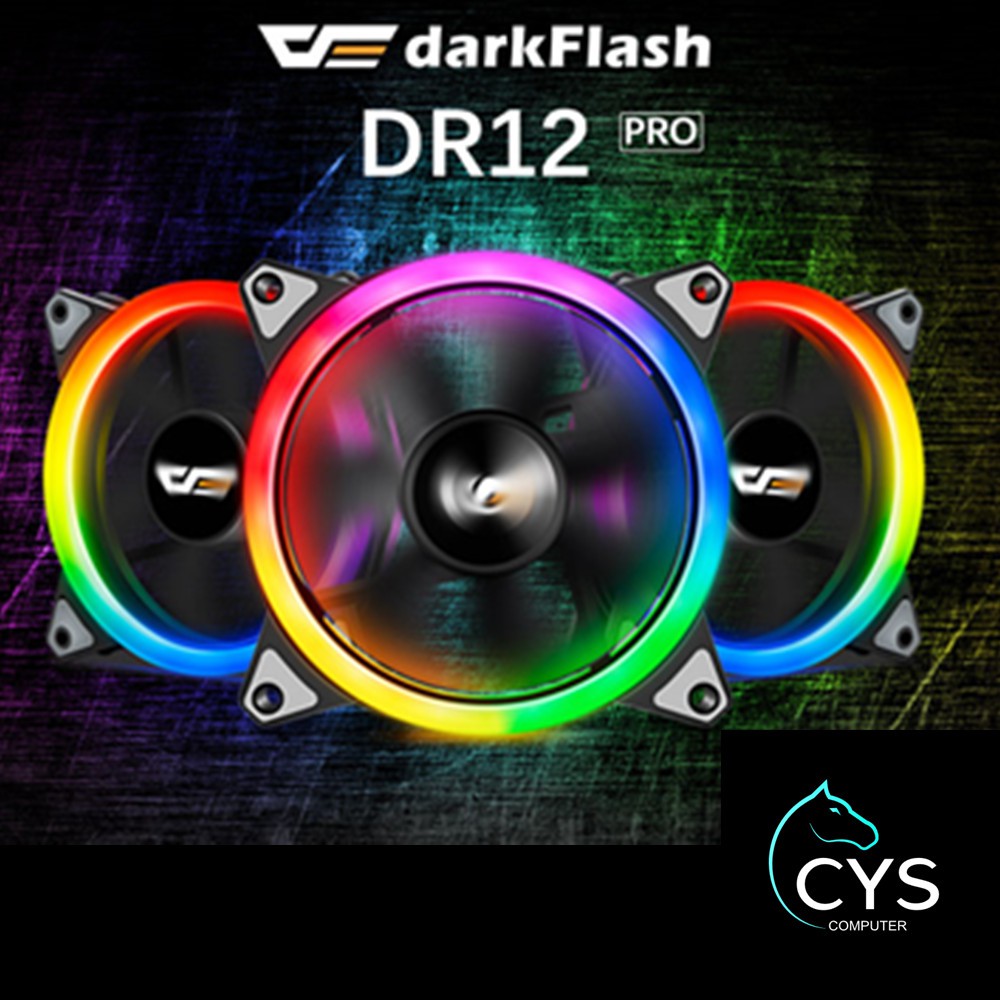 Aigo darkflash dr12 pro dual ring pc casing fan | BeeCost