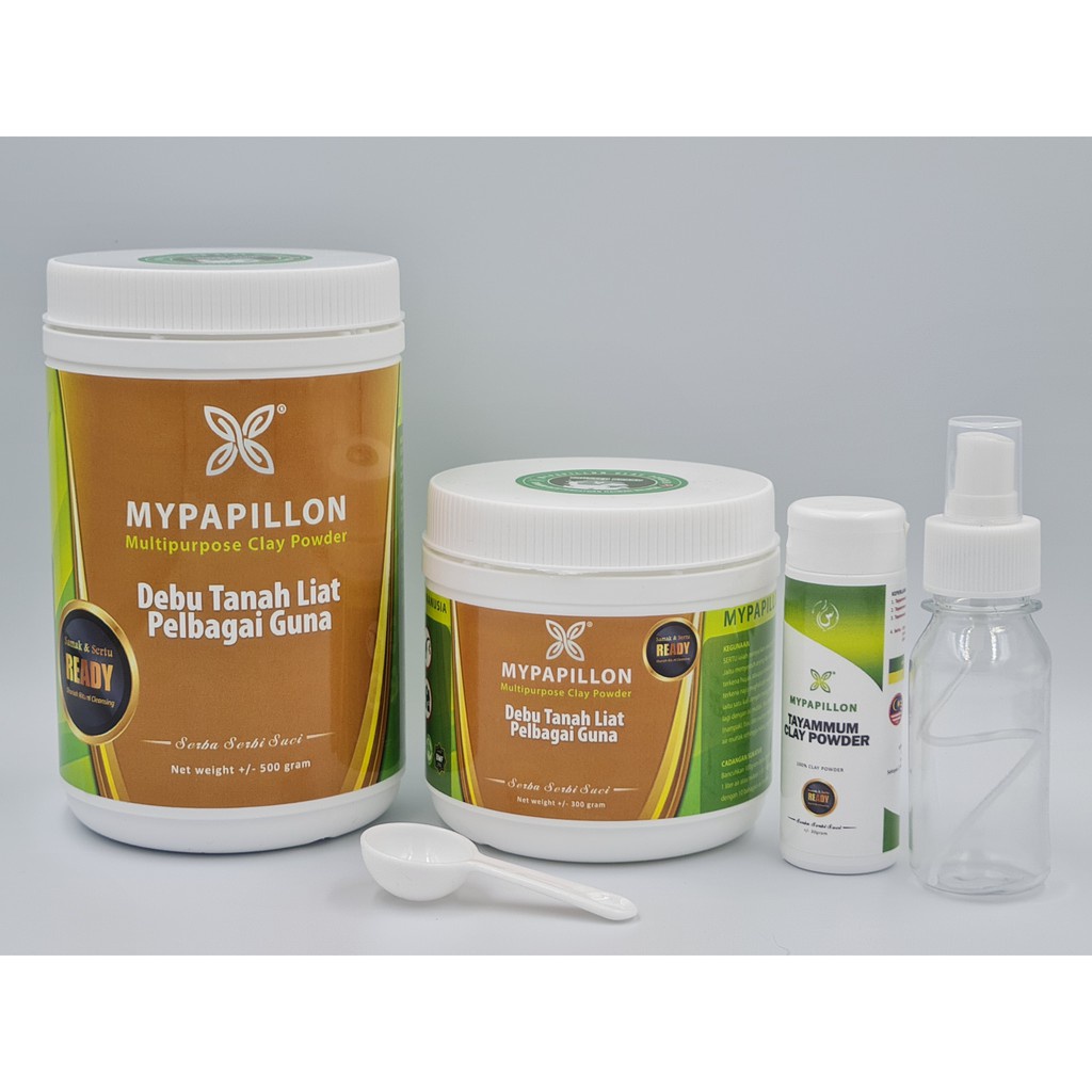 Samak Sertu - Set Kombo Debu Tanah Liat Pelbagai Guna-1x300gram Clay ...