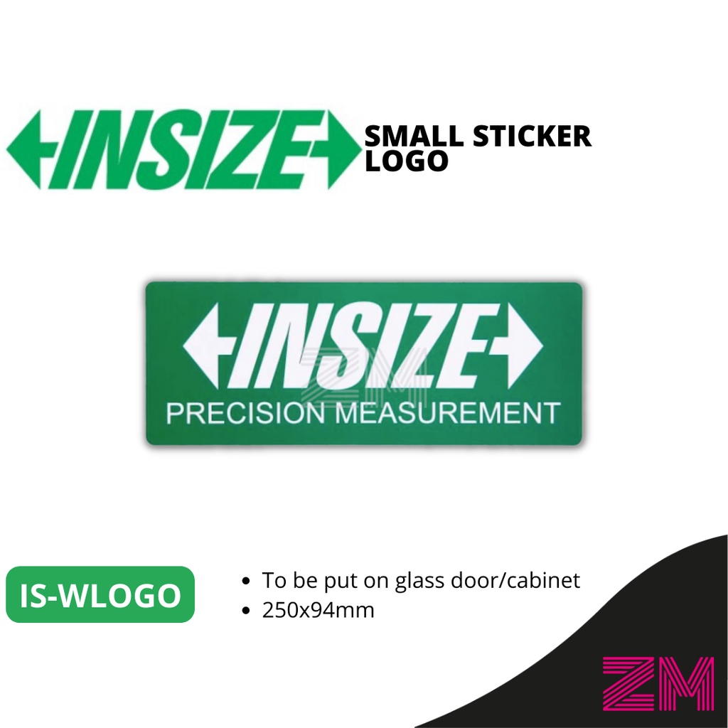 INSIZE Small Sticker Logo 250x94mm IS-WLOGO | Shopee Malaysia