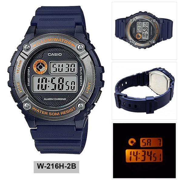 Casio W-216H Men's Digital Sports Watch with Box | Shopee Malaysia