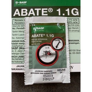 10g Abate ubat jejentik mosquito racun serangga insecticide temephos 1. ...