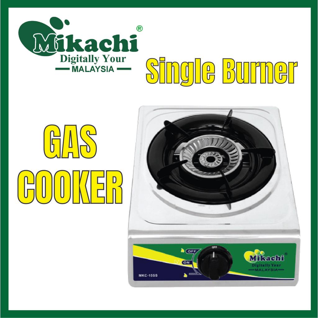 MIKACHI GAS COOKER MKC-15SS | Shopee Malaysia