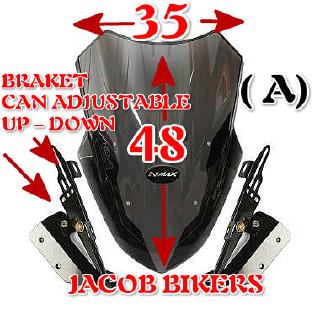 YAMAHA NMAX V1- NEW V2 NMAX 2020 WINDSHIEL VISOR INCLUDER ADJUSTABLE ...