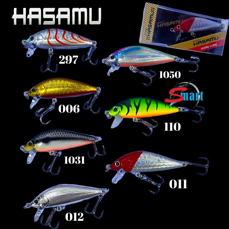New 2022 HASAMU HL34 50MM Sinking MINNOW , Semacam Senses Dan Rapala ...