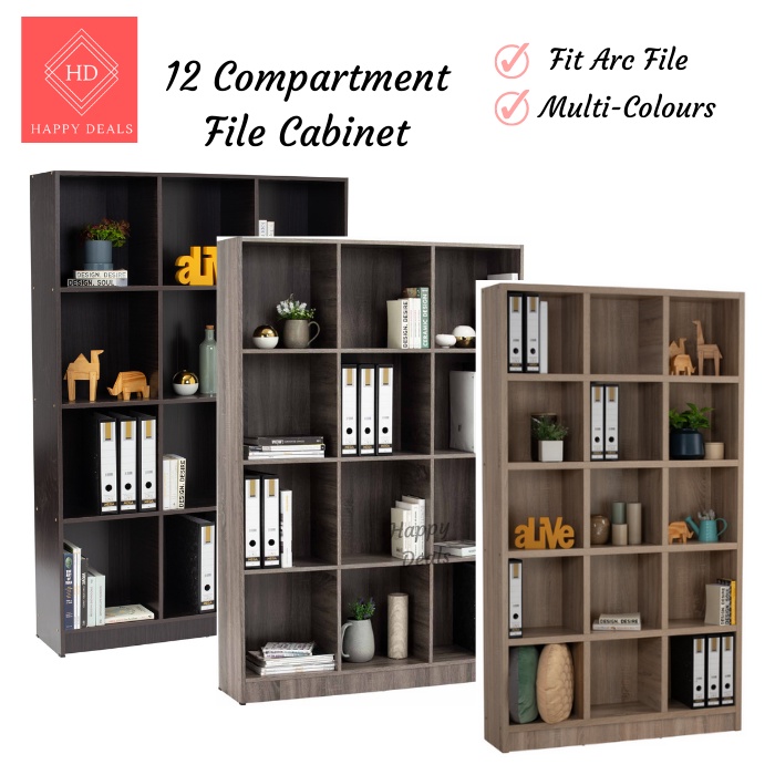 Happy Deals DAVE HAVIR ECO 12C File Cabinet / File Rack / 4 Tier Book ...