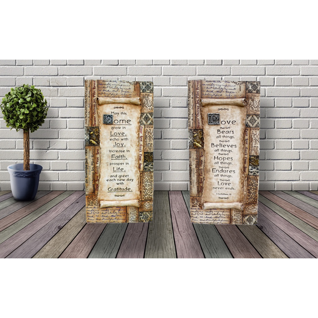 Home Decor - Assorted Christian Inscription Gift Plaques (Various ...