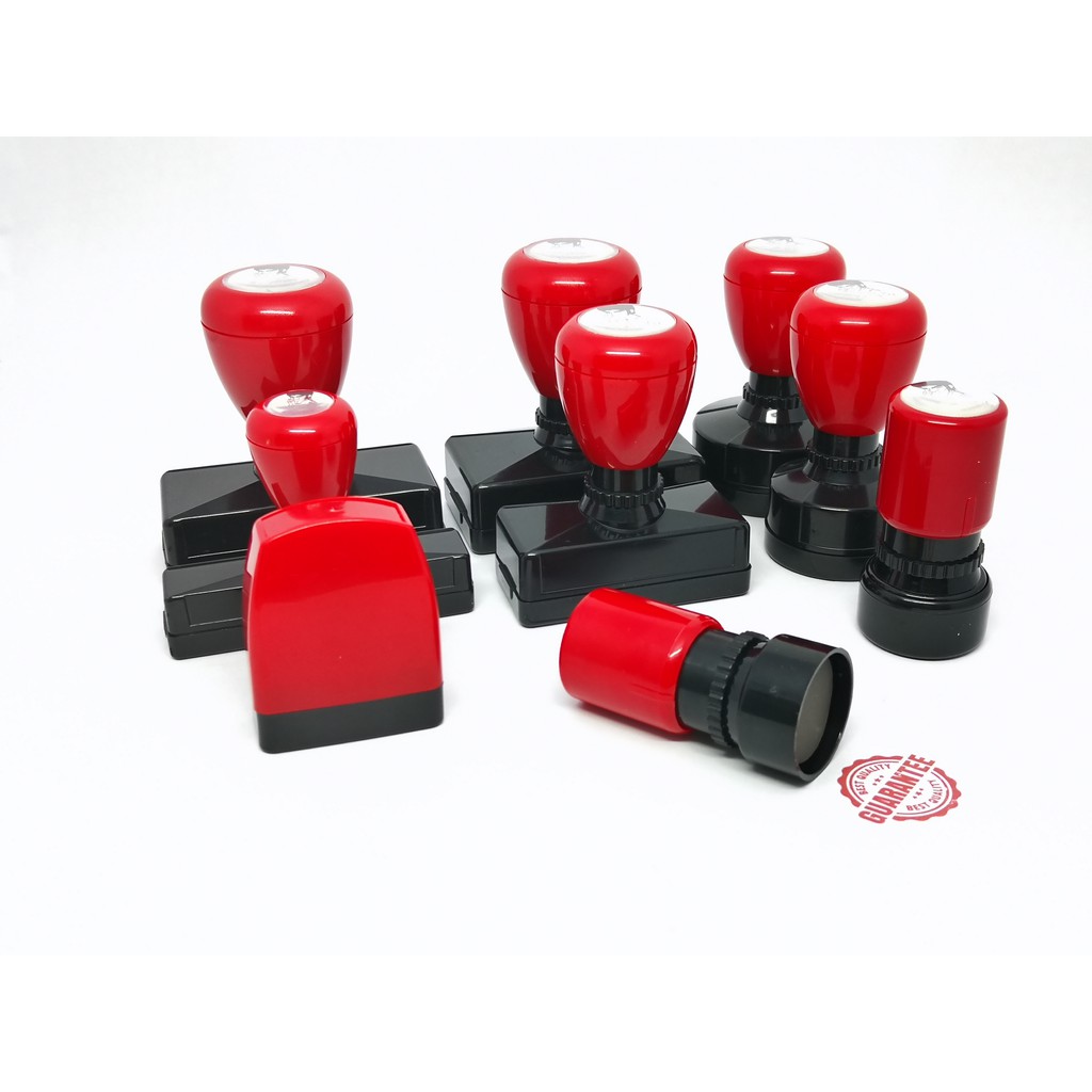 10pcs Flash Rubber Stamp Handles (Rectangle) / Self Inking Stamp ...