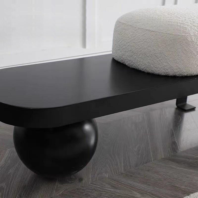 Modern minimalist bench light luxury changing shoe stool home door ...