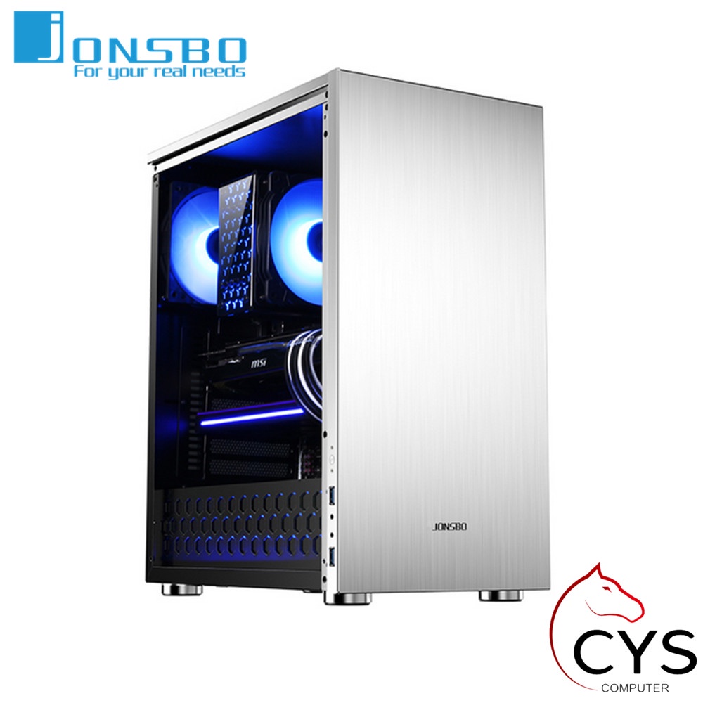 JONSBO C5 ALUMINUM TG ATX CASING | Shopee Malaysia