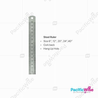 Steel Ruler/Pembaris Keluli (24~40 Inch) | Shopee Malaysia