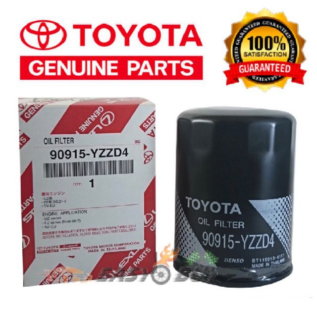 Toyota genuine oil filter 90915-yzzd4 -hilux/ innova/ hiace/ estima ...