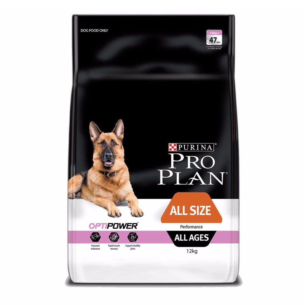 PRO PLAN All Sizes All Ages - Performance (12kg) | Shopee Malaysia