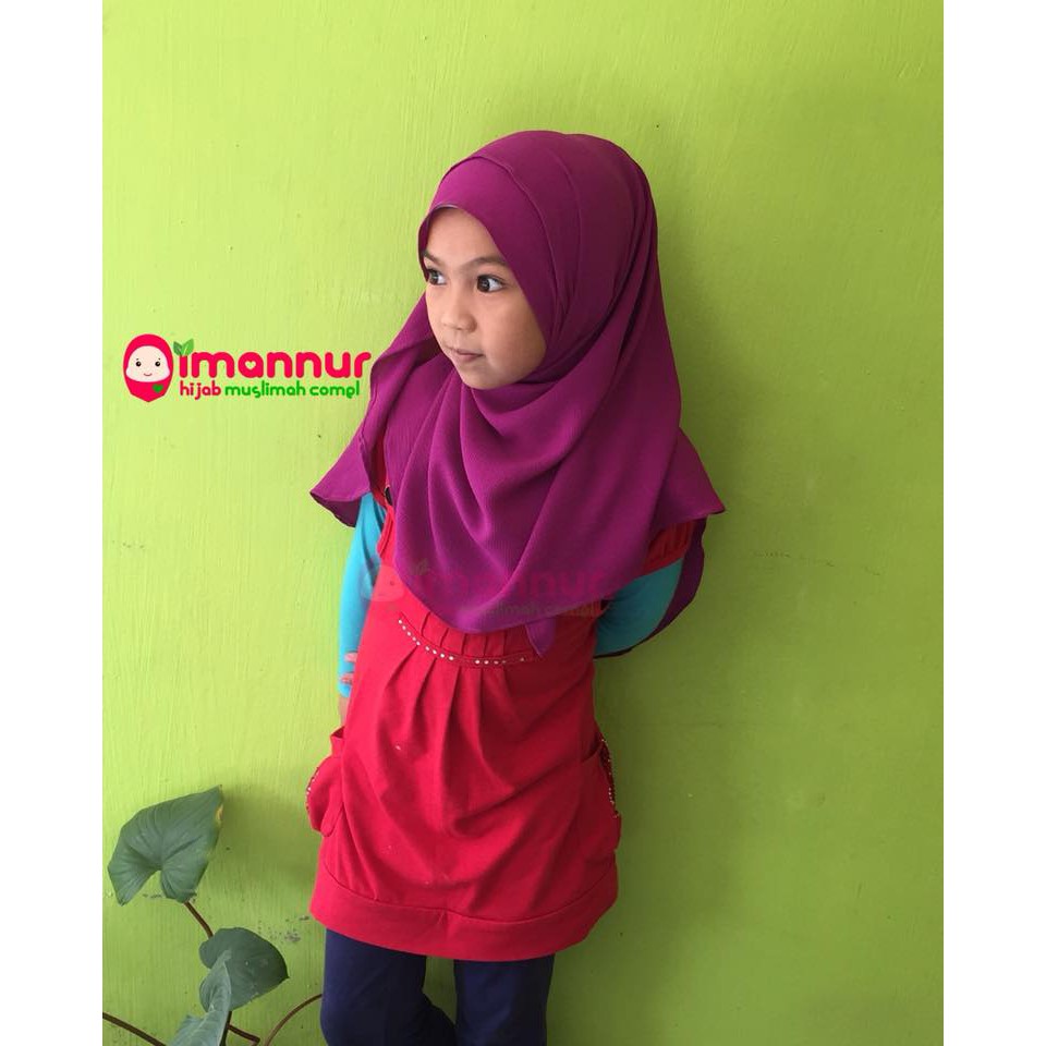 SELENDANG SHAWL BUDAK KANAK-KANAK MURAH Long Shawl For Kids 7-11 years ...