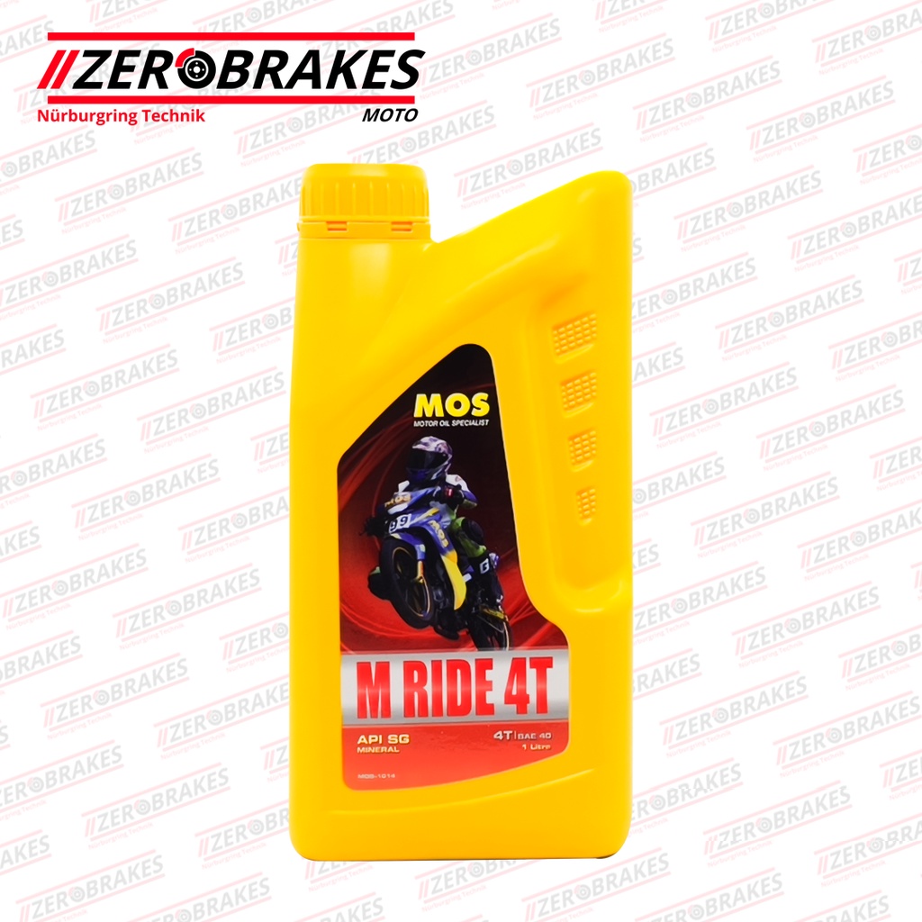 MOS 4T M RIDE Mineral SAE 40 Moto Engine Lubricant (1L) | Shopee Malaysia